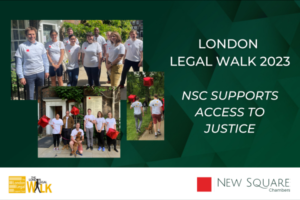 New Square Chambers supports London Legal Walk 2023 | New Square Chambers